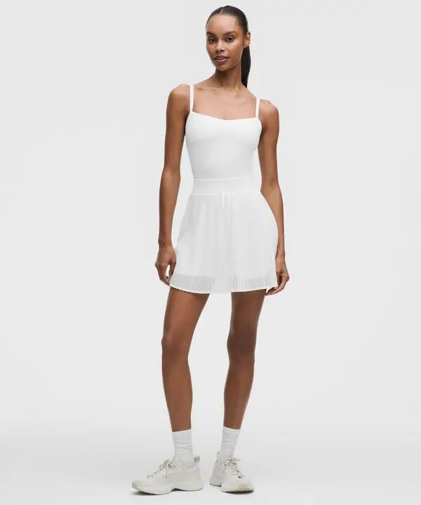 Lululemon Ace Advantage Cutout Tennis Dress - White/white