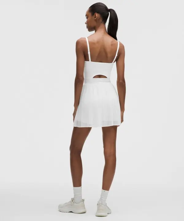 Lululemon Ace Advantage Cutout Tennis Dress - White/white