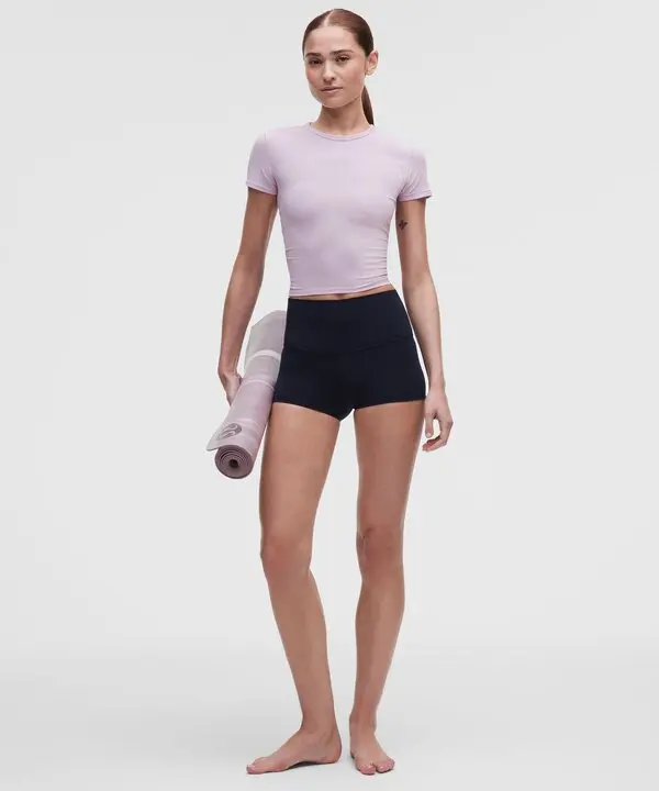 Lululemon All It Takes Ribbed Keyhole Short Sleeve Shirt