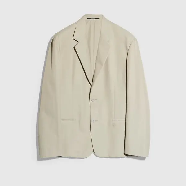 Gucci Lightweight Cotton Nylon Twill Jacket