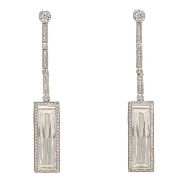 LATELITA Margaux Moissanite Drop Earrings