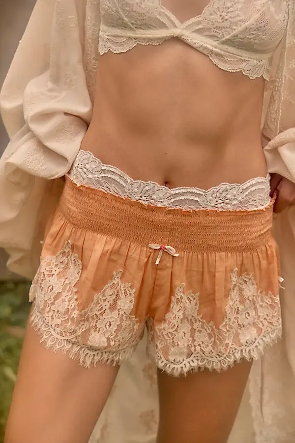Free People Intimately Soft Spoken Micro Shorts - Canyon Copper