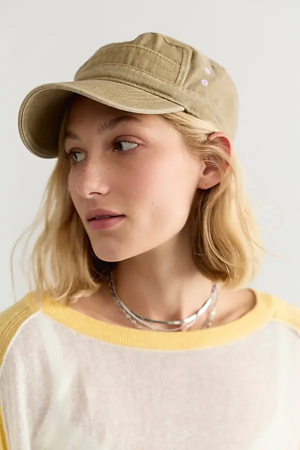 Free People Lola Cadet Hat - Khaki