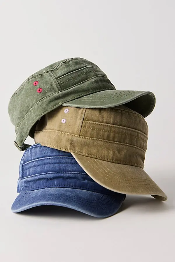 Free People Lola Cadet Hat - Khaki