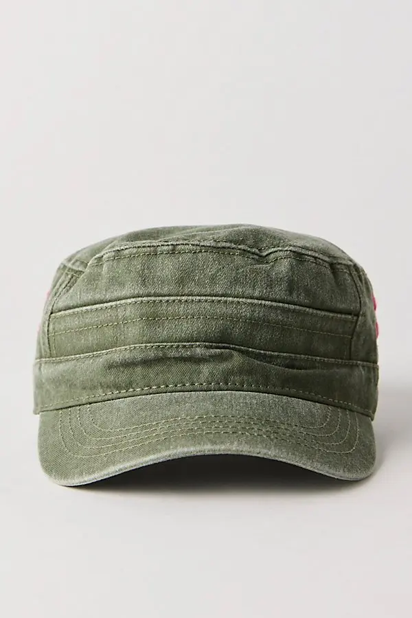 Free People Lola Cadet Hat - Moss