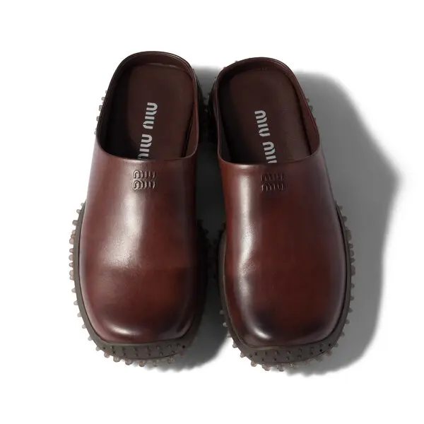 Miu Miu Leather Mules