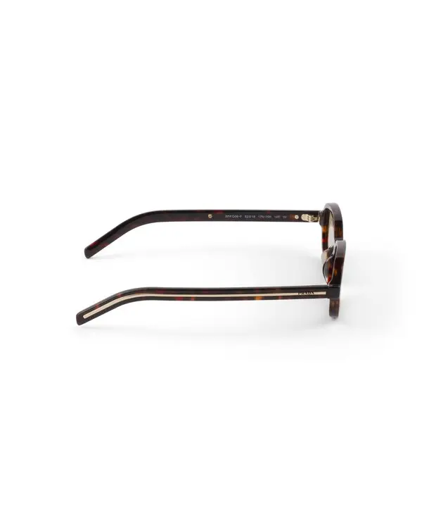 Prada Sunglasses With The Iconic Metal Plaque