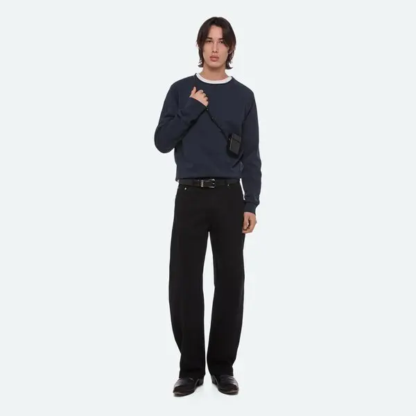 Helmut Lang Pintuck Crew - Dark Navy