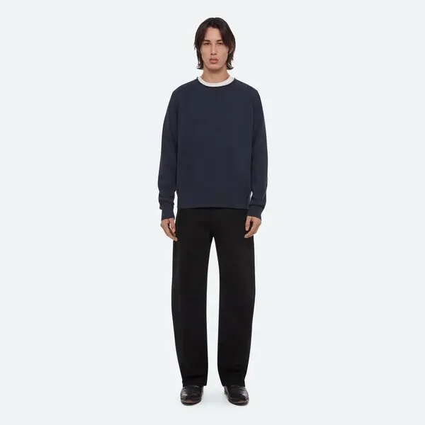 Helmut Lang Pintuck Crew - Dark Navy