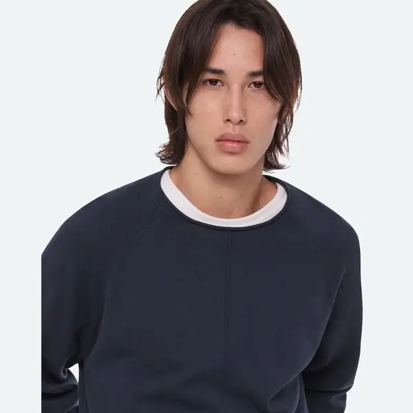 Helmut Lang Pintuck Crew - Dark Navy