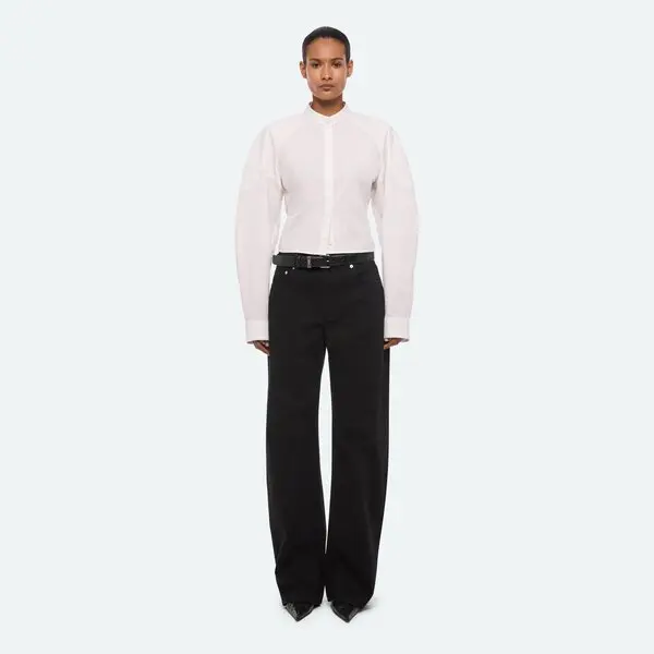 Helmut Lang Cotton Poplin Saddle Shirt