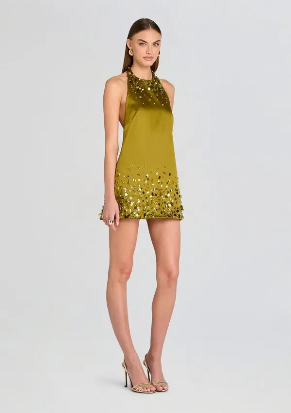 Retrofete Tobonie Embellished Mini Dress