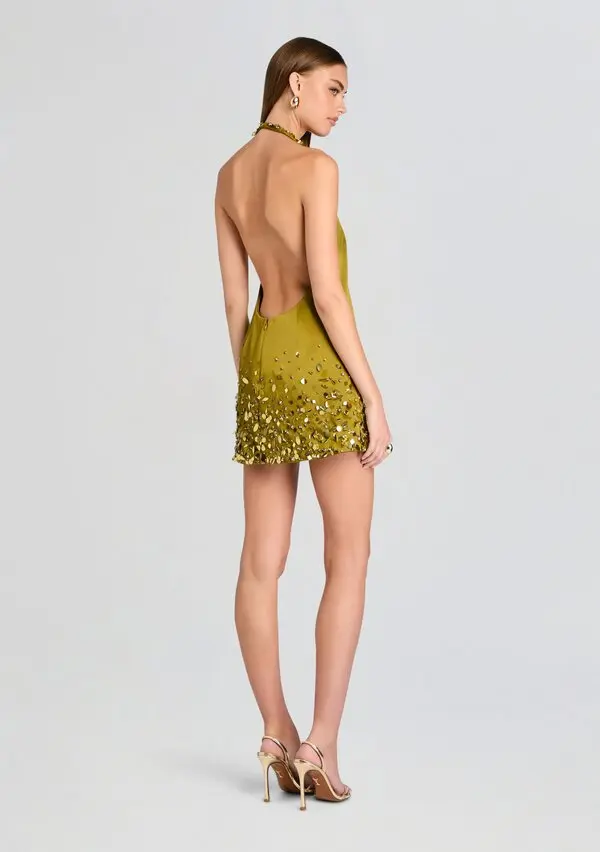 Retrofete Tobonie Embellished Mini Dress