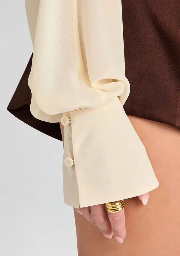 SEROYA Farran Blouse - Eggshell