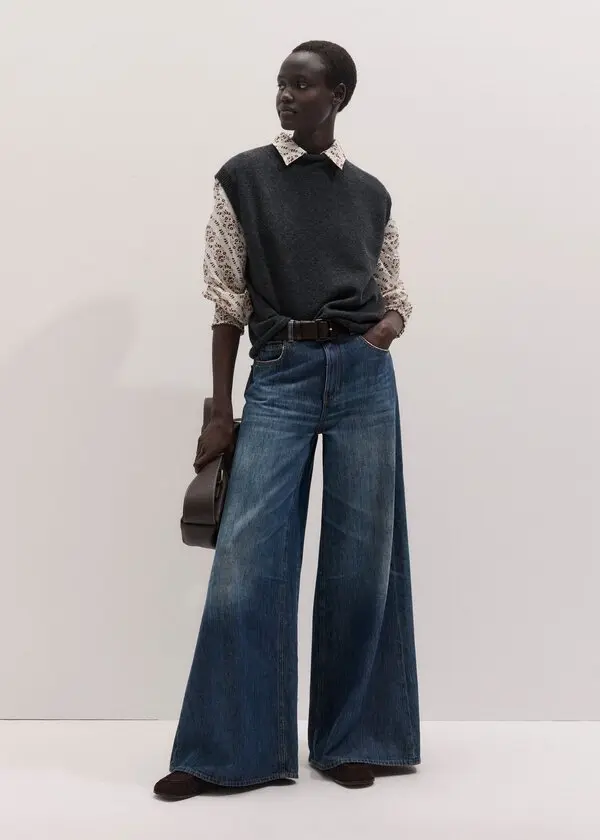 ME+EM Super Wide Baggy Jean