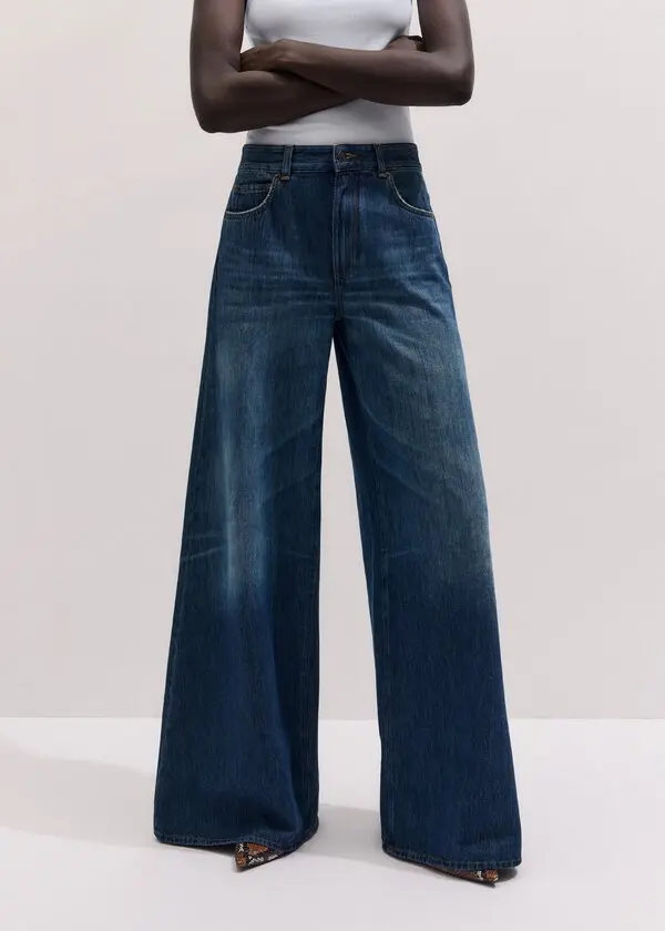 ME+EM Super Wide Baggy Jean