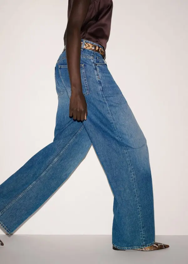 ME+EM Slouchy Long-length Wide-leg Jean