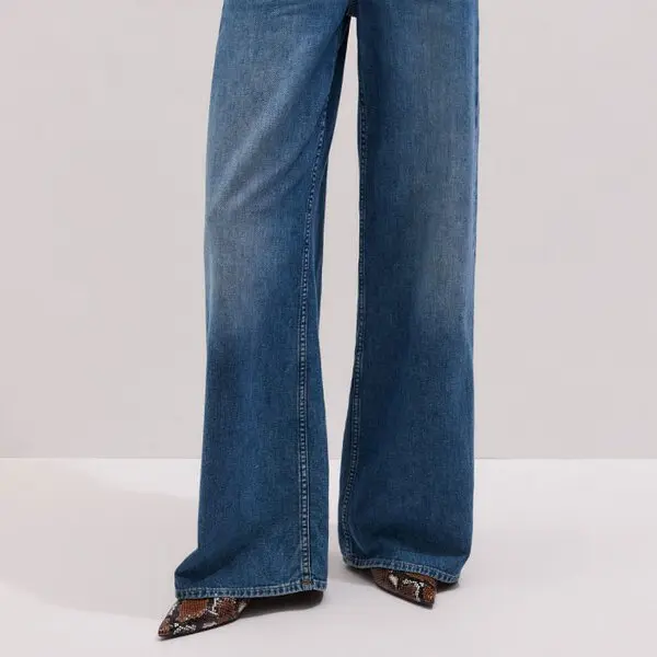 ME+EM Slouchy Long-length Wide-leg Jean