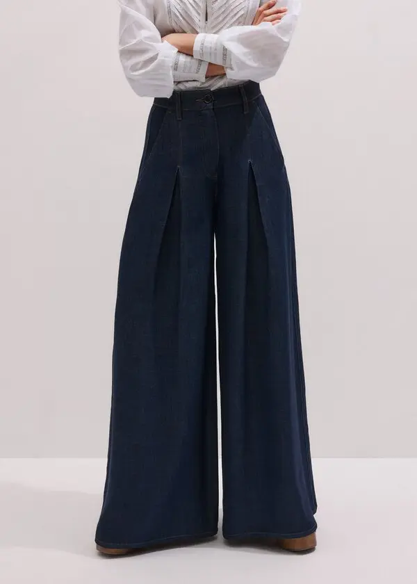ME+EM Pleat Very Wide Pant