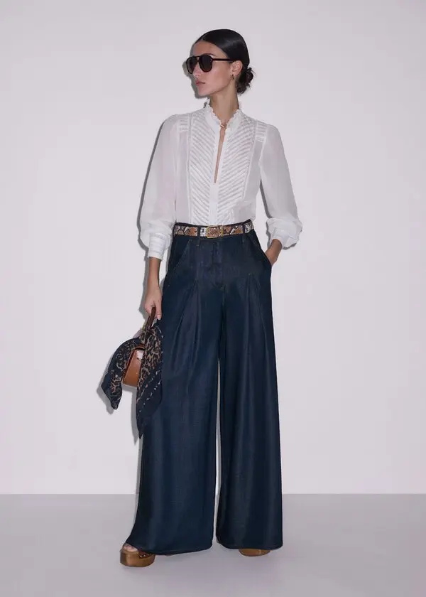 ME+EM Pleat Very Wide Pant