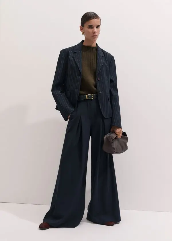 ME+EM Very Wide-leg Tailored Trousers