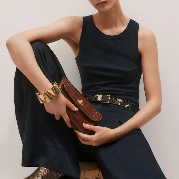 ME+EM Double Pleat Wide-leg Satin Crepe Trousers - Midnight Navy