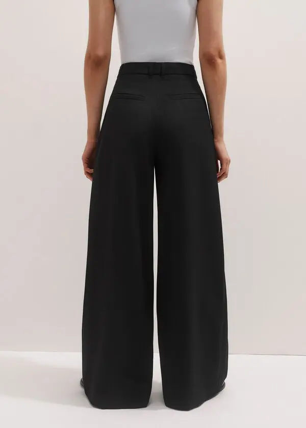 ME+EM Wide-leg Pleat Pant