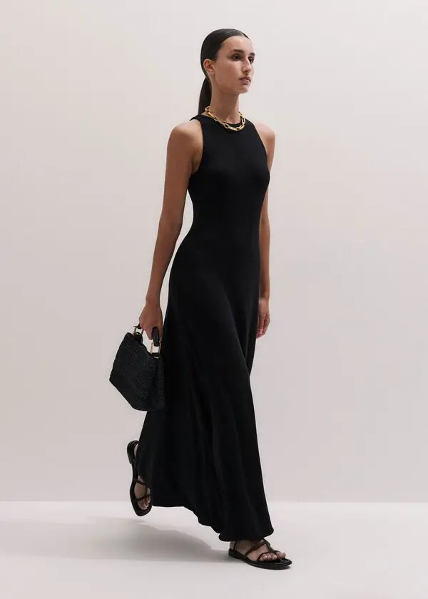 ME+EM Sleeveless Fit And Flare Maxi Dress