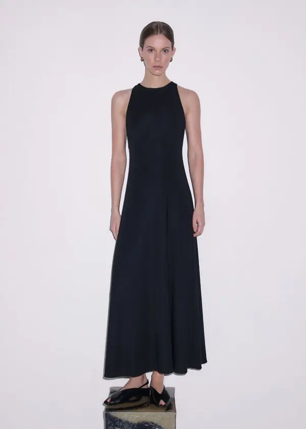 ME+EM Sleeveless Fit And Flare Maxi Dress
