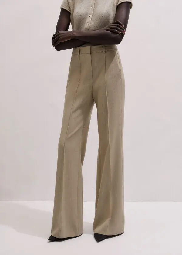 ME+EM Tailored Flare Leg Elongator Trousers