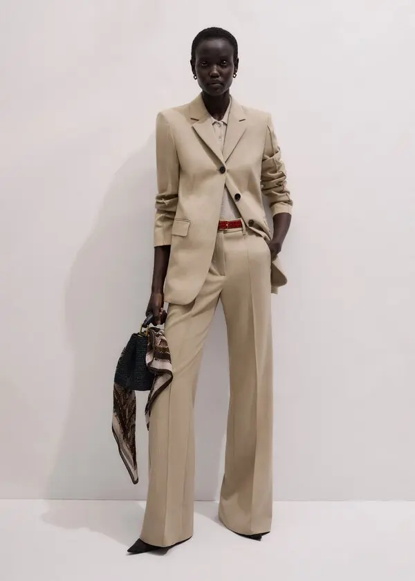 ME+EM Tailored Flare Leg Elongator Trousers