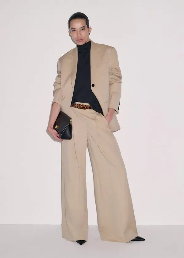 ME+EM Pleat Wide-leg Pant