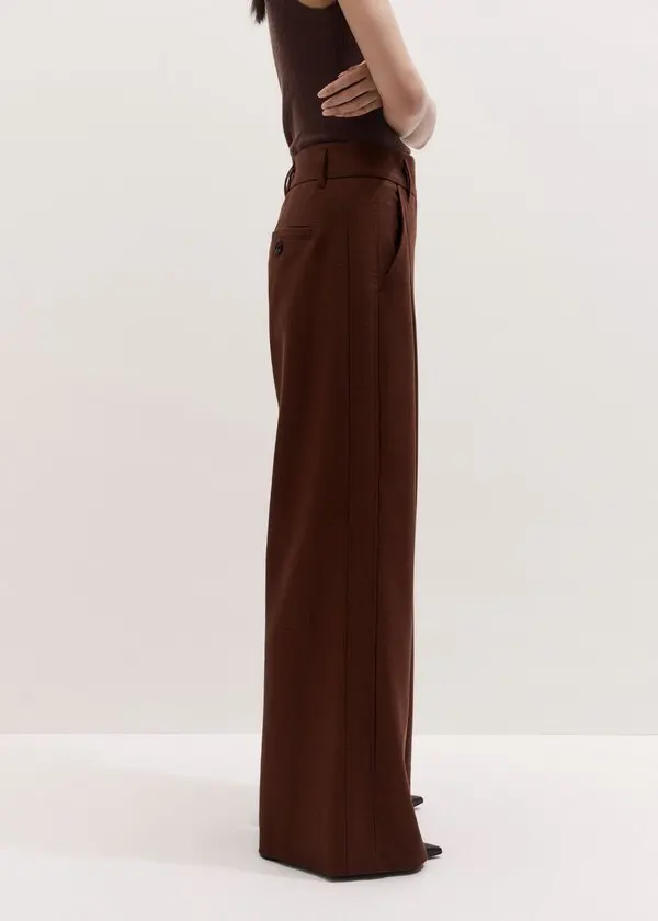 ME+EM Pleated Wide-leg Trousers