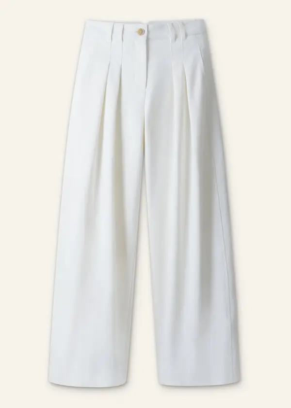 ME+EM Double Pleat Wide-leg Trouser