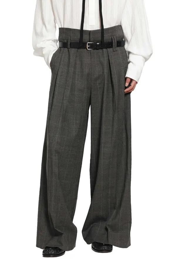 Simone Rocha Peeling Waist Wide Leg Trousers