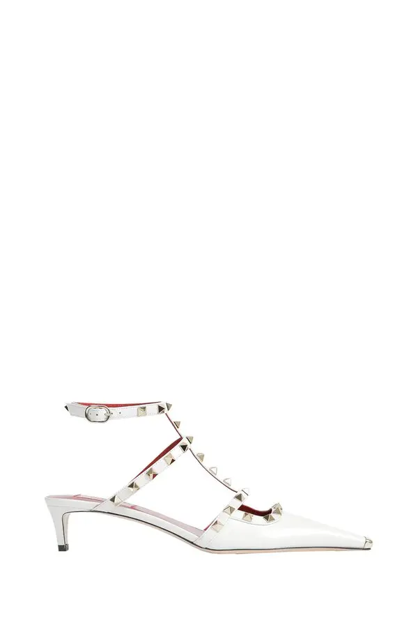 Valentino Garavani Rockstud Court Pumps - White