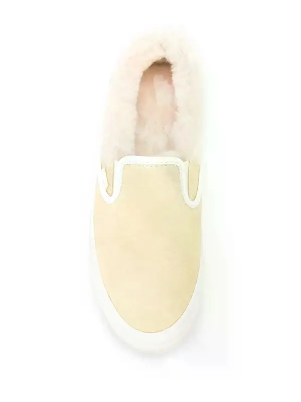 VANS Shearling Trim Slip-on Sneakers