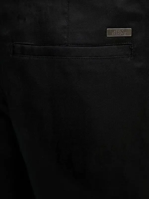 Armani Exchange Logo-plaque Elasticated-waist Shorts