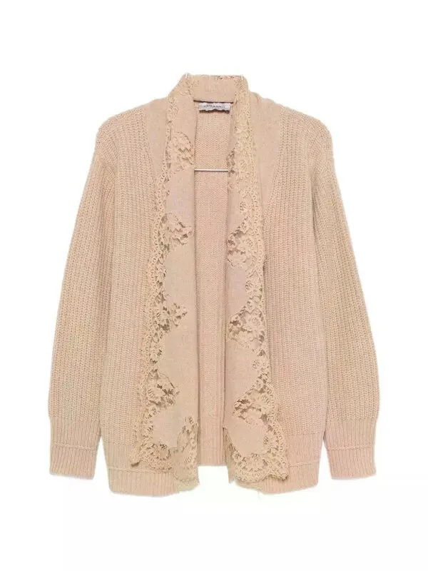 ERMANNO FIRENZE Lace-trim Cardigan