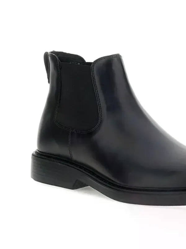 Hogan Elasticated-panel Leather Boots