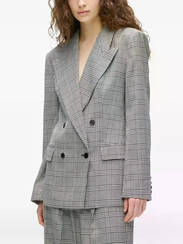 Karl Lagerfeld Structured Checked Blazer