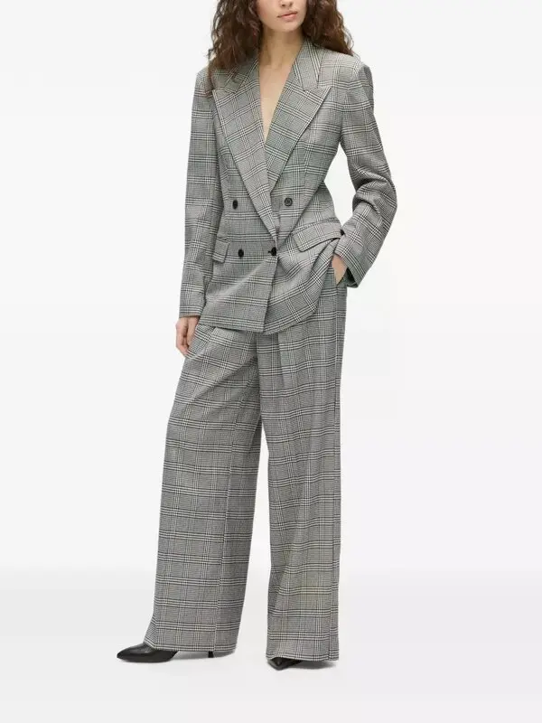 Karl Lagerfeld Structured Checked Blazer