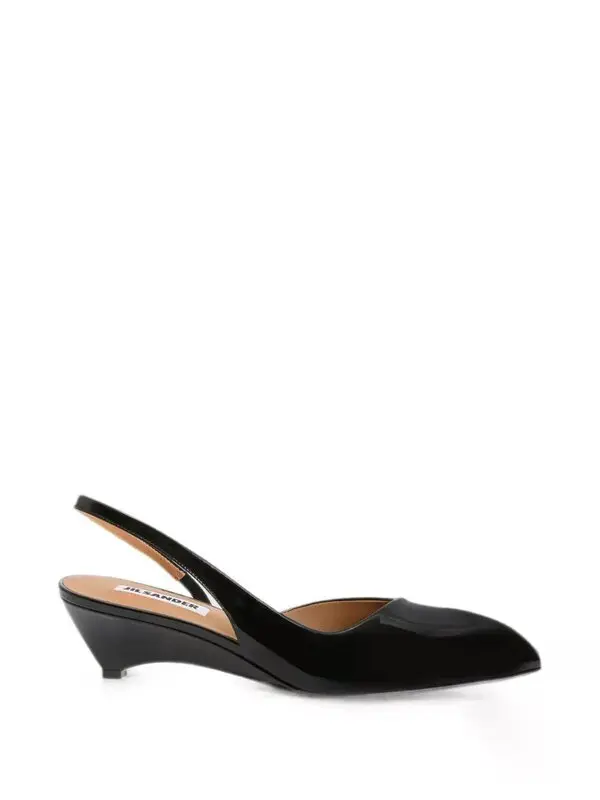 JIL SANDER Pointed-toe Slingback Pumps