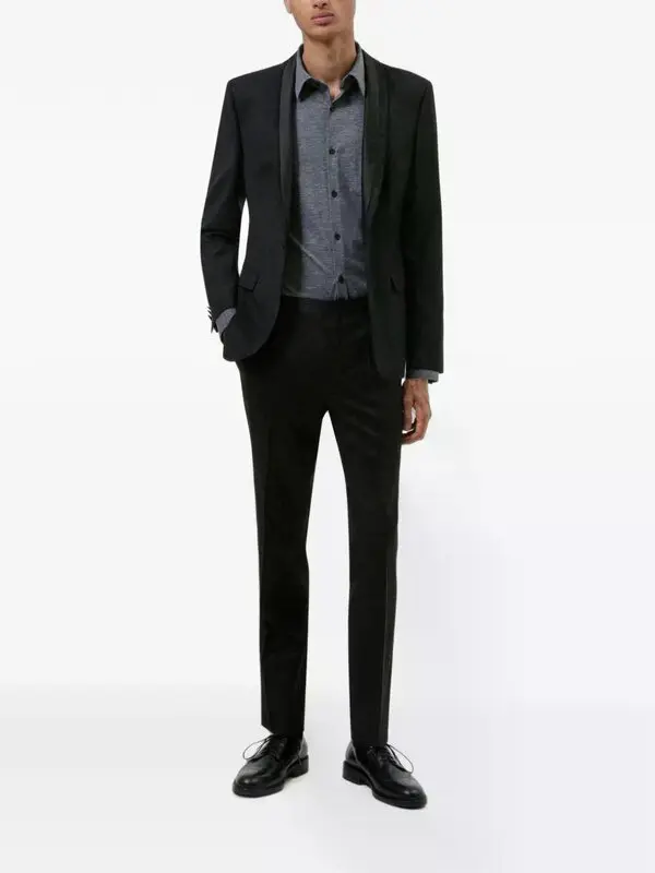 Hugo Tailored Satin-waistband Trousers
