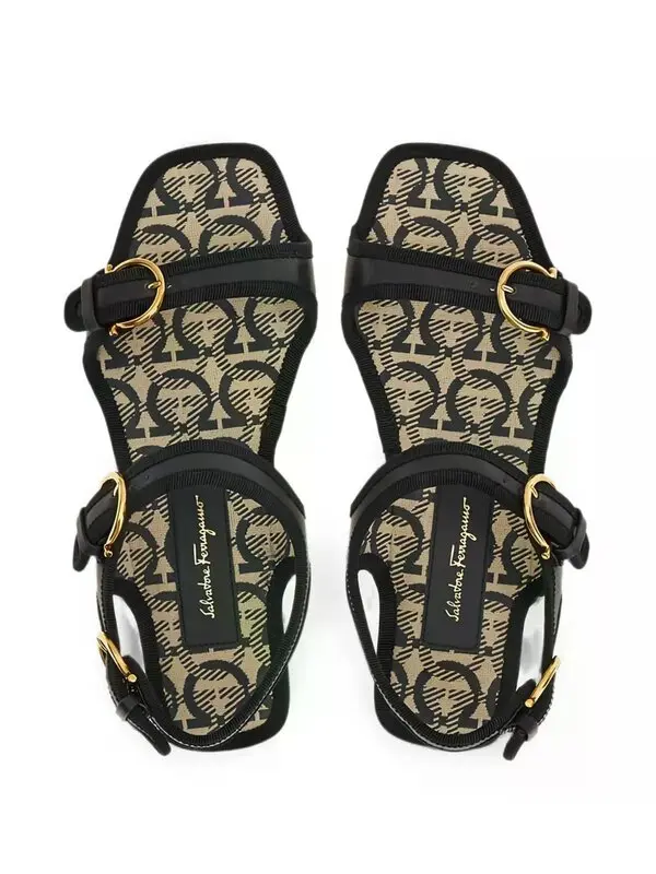 FERRAGAMO Gancini Buckle-fastening Sandals