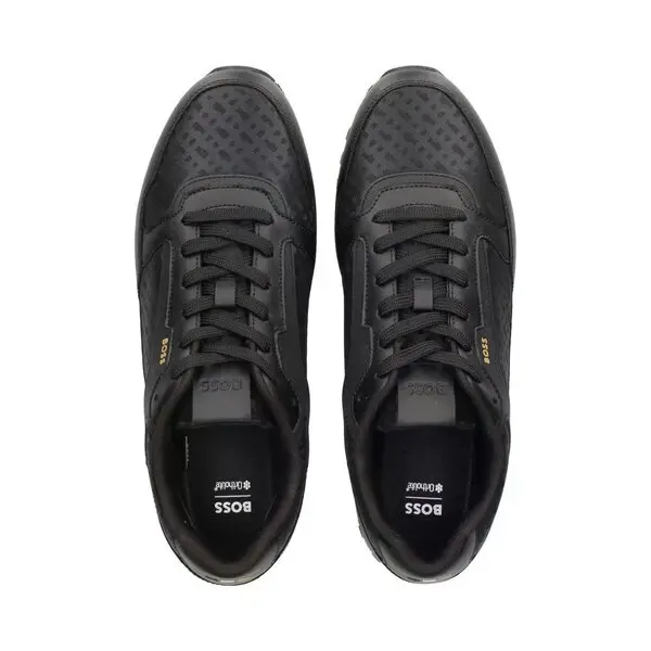 BOSS Logo-print Panelled Sneakers