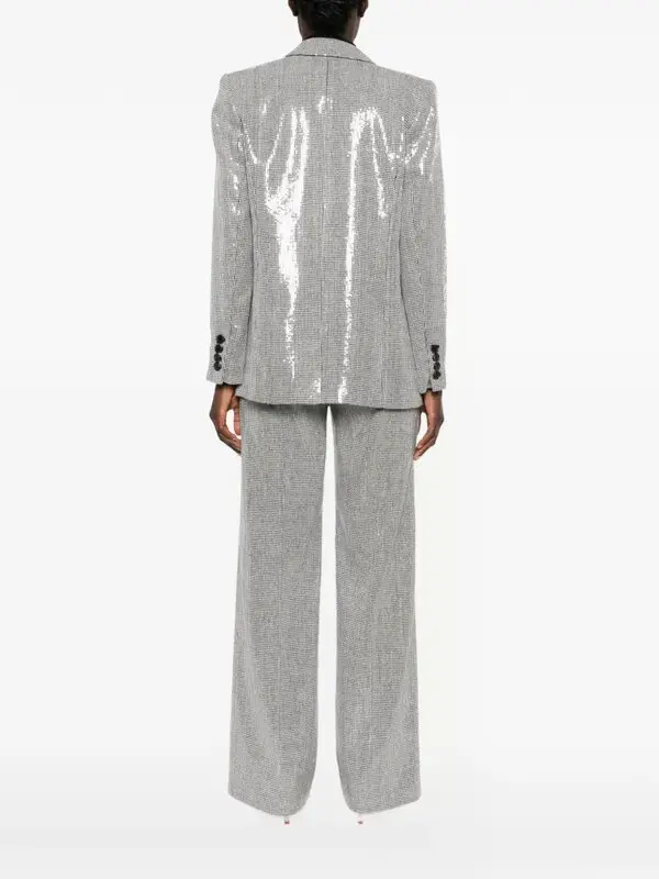 ERMANNO FIRENZE Sequin-embellished Double-breasted Blazer
