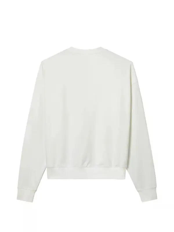 Off-White Logo-print Drop-shoulder Sweater