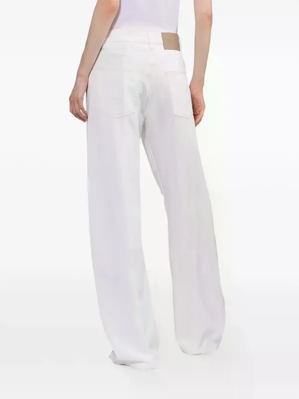 Helmut Lang Distressed Bootcut Jeans