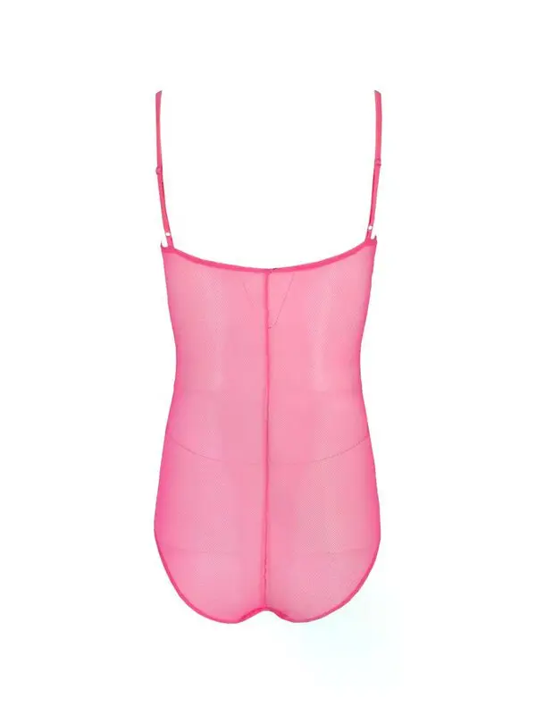 LAURA URBINATI Mesh-panelled Bodysuit